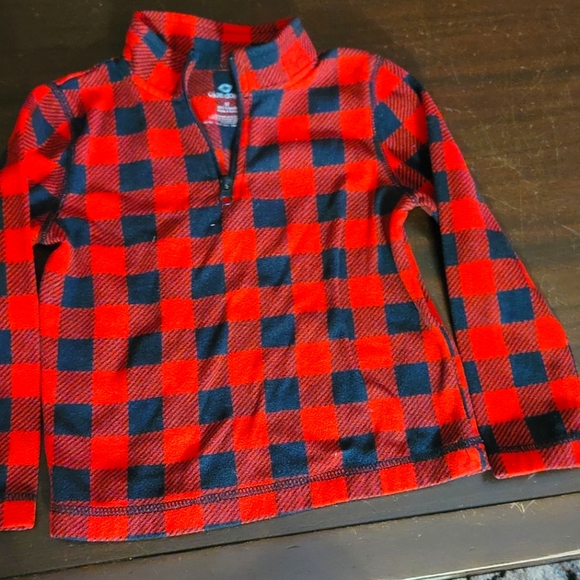 okie dokie | Shirts & Tops | 55 Buffalo Check Fleece Pullover | Poshmark